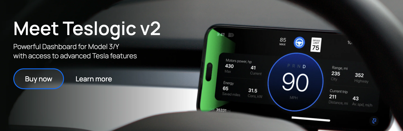 Teslogic v2 pour votre Tesla